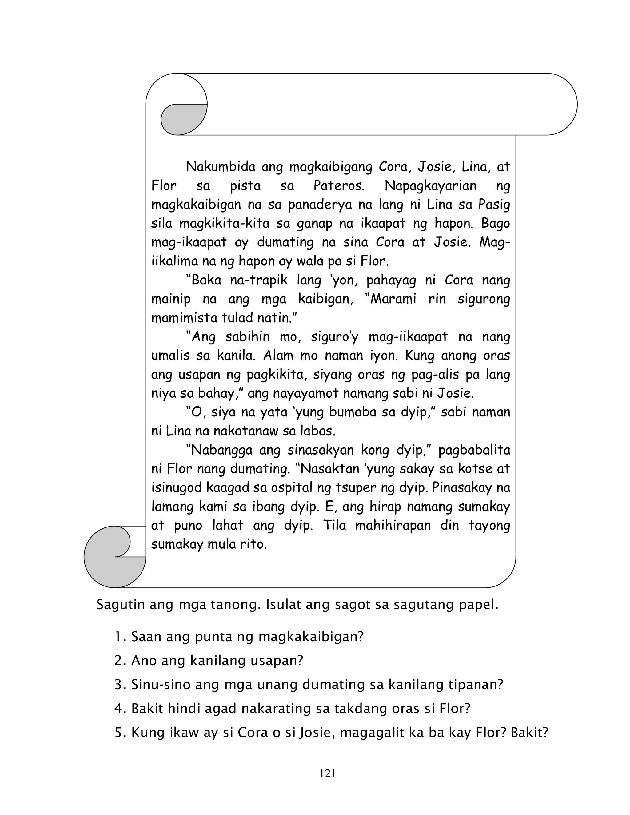 Filipino 6 dlp 11 pagsabi ng sarilig palagay o kuru-kuro | PDF