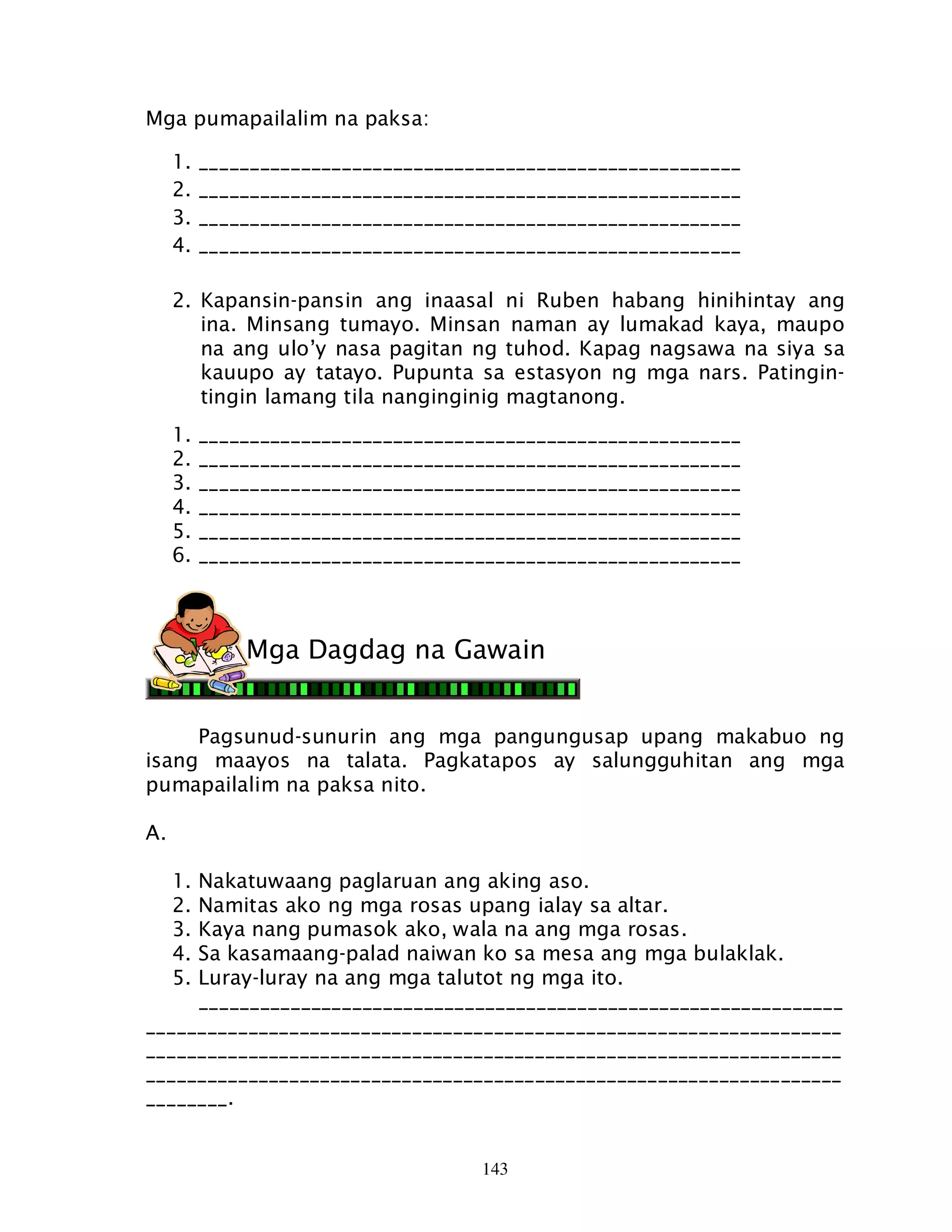 Filipino 6 dlp 13 mga pumapailalim na paksa | PDF