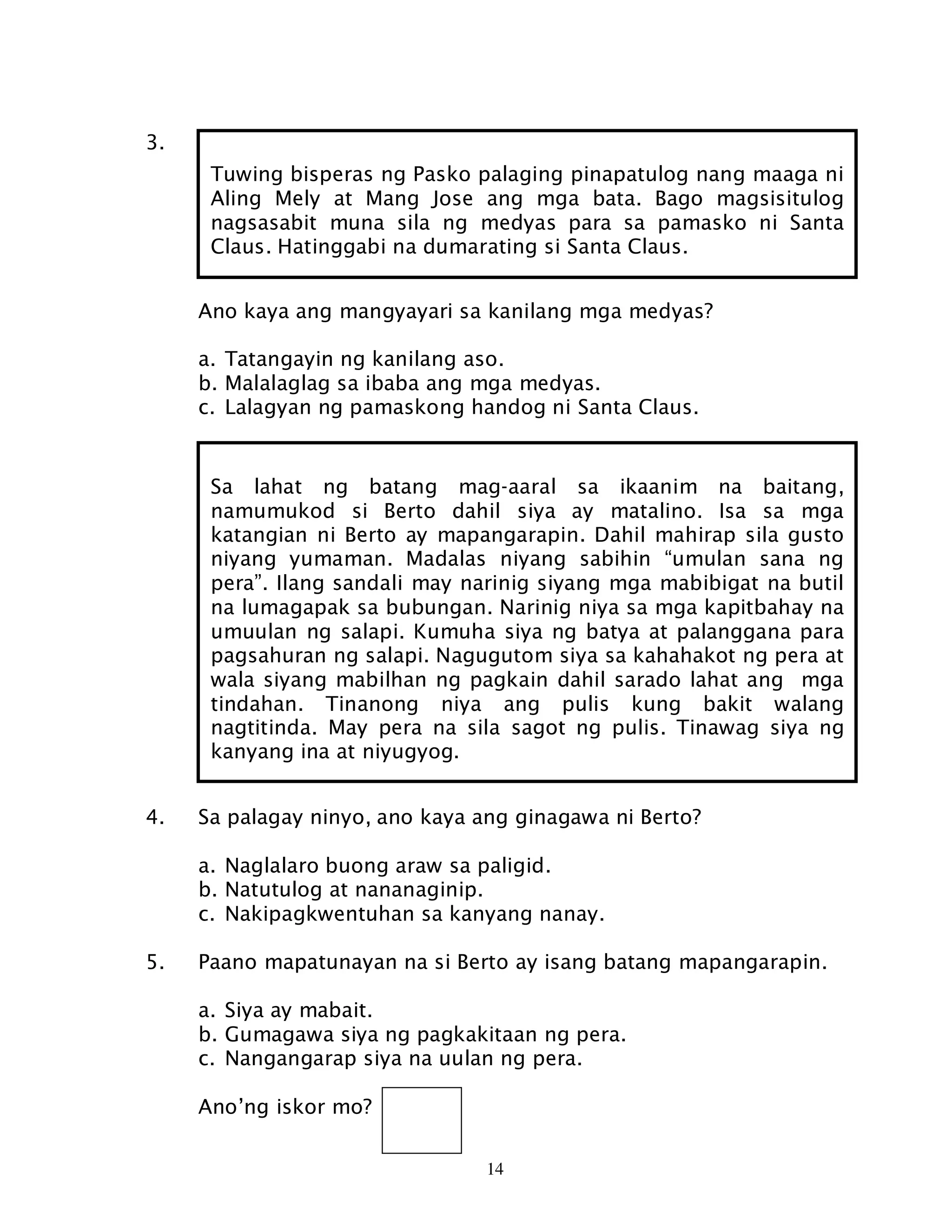 Filipino 6 dlp 19 paghinuha sa saloobing pandamdamin | PDF