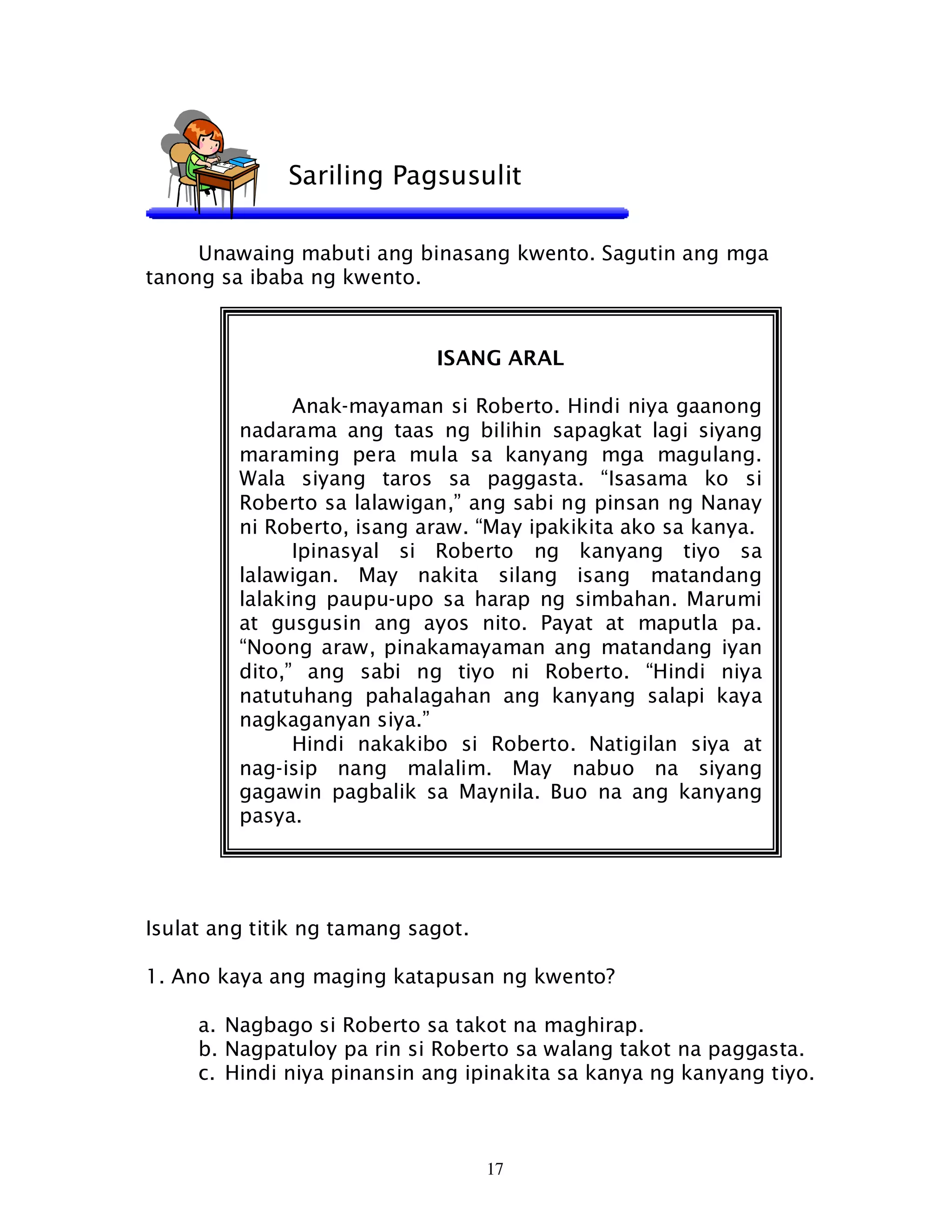 Filipino 6 dlp 19 paghinuha sa saloobing pandamdamin | PDF