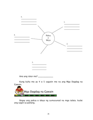 Filipino 6 dlp 2 ano nga ba ang paksa o ideya | PDF