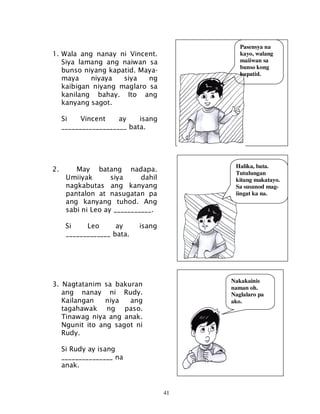 Filipino 6 dlp 21 mga katangian ng tauhan | PDF