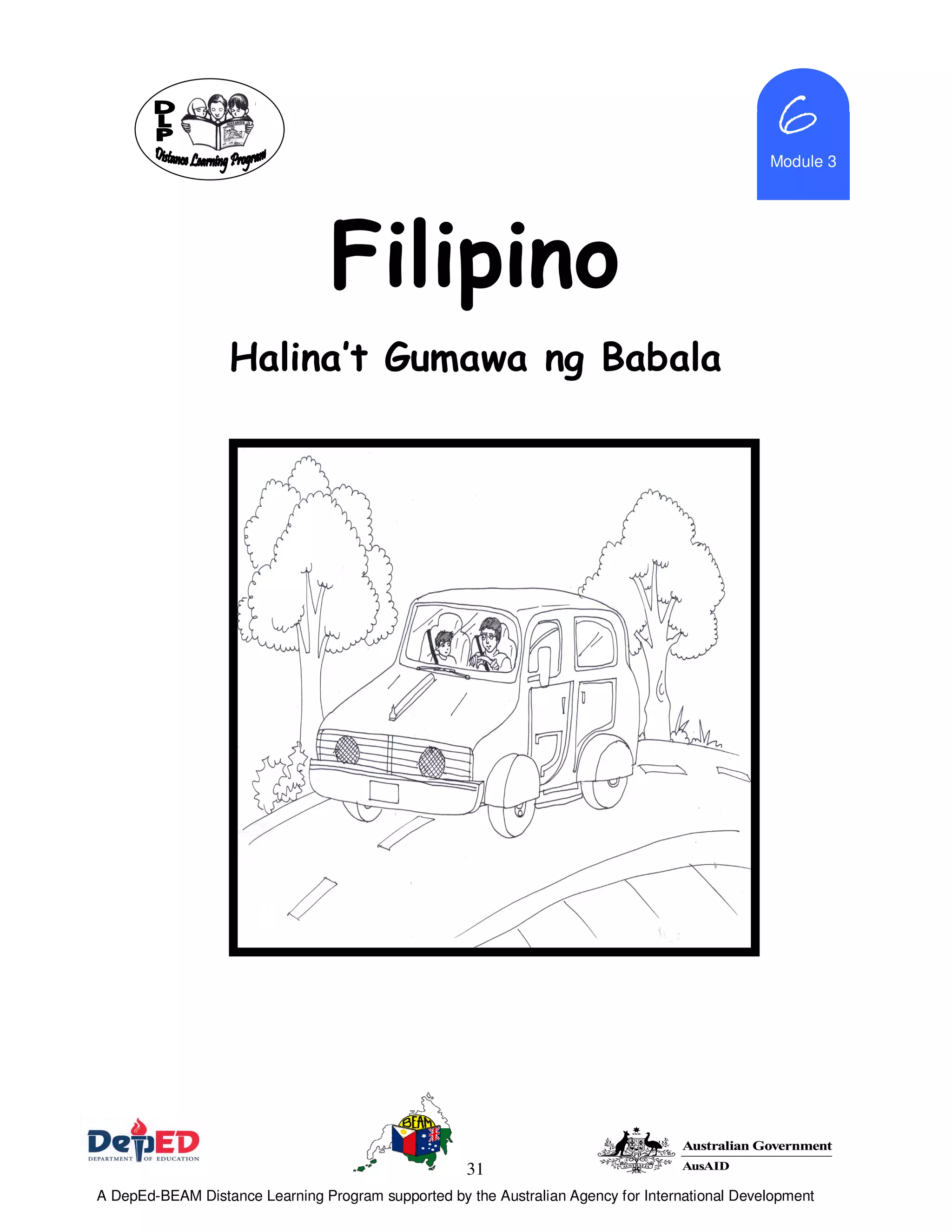 Filipino 6 dlp 3 halina't gumawa ng babala | PDF
