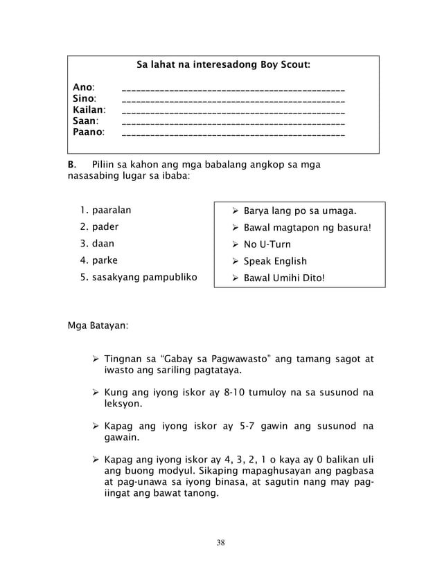 Filipino 6 dlp 3 halina't gumawa ng babala | PDF