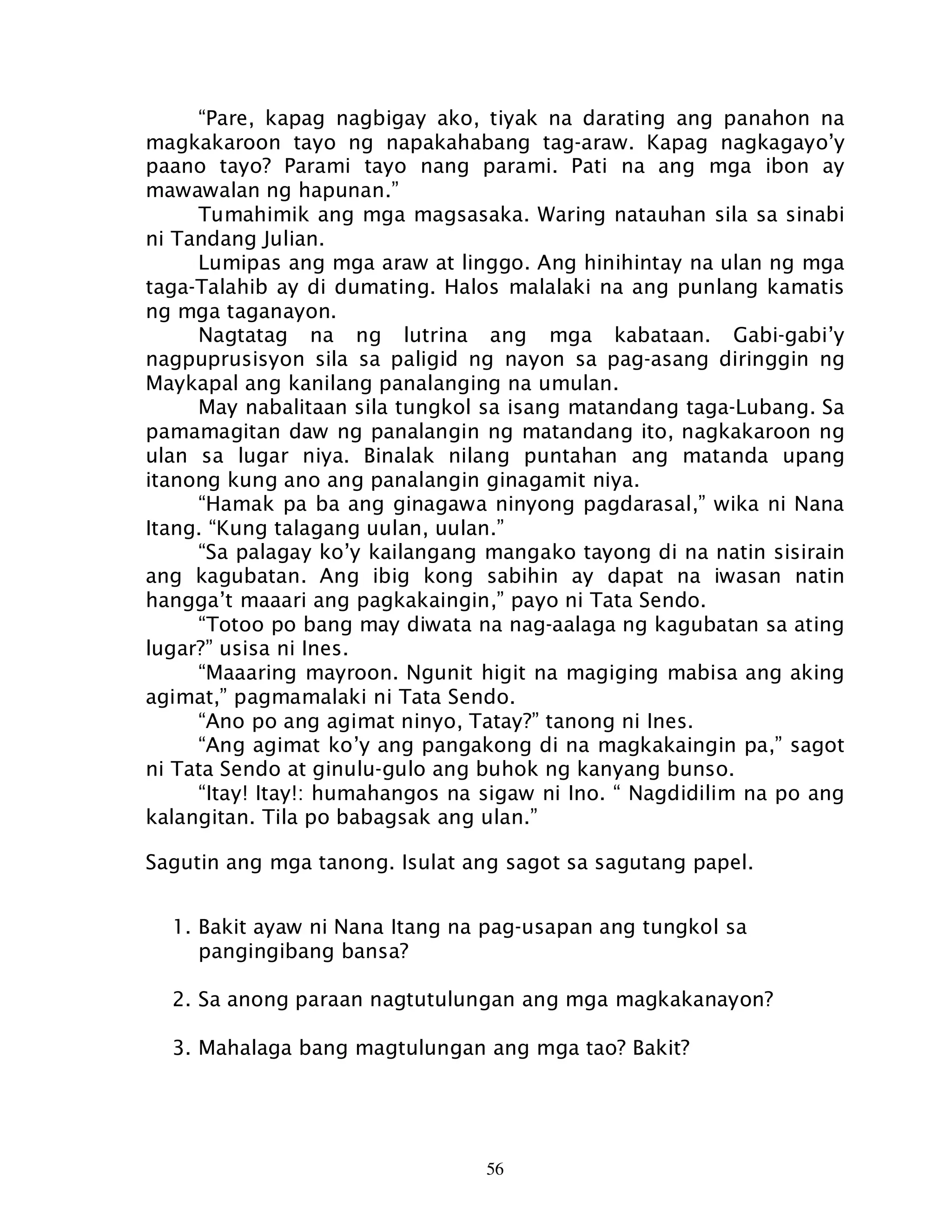 Filipino mga salitang mag katulad | PDF