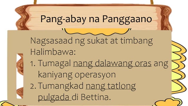 Filipino 6 Iba pang uri ng Pang - abay.pptx