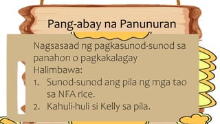 Filipino 6 Iba pang uri ng Pang - abay.pptx