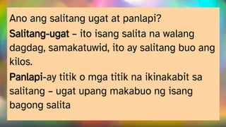 FILIPINO 6 PPT 3RD QTR PANLAPI AT SALITANG-UGAT.pptx