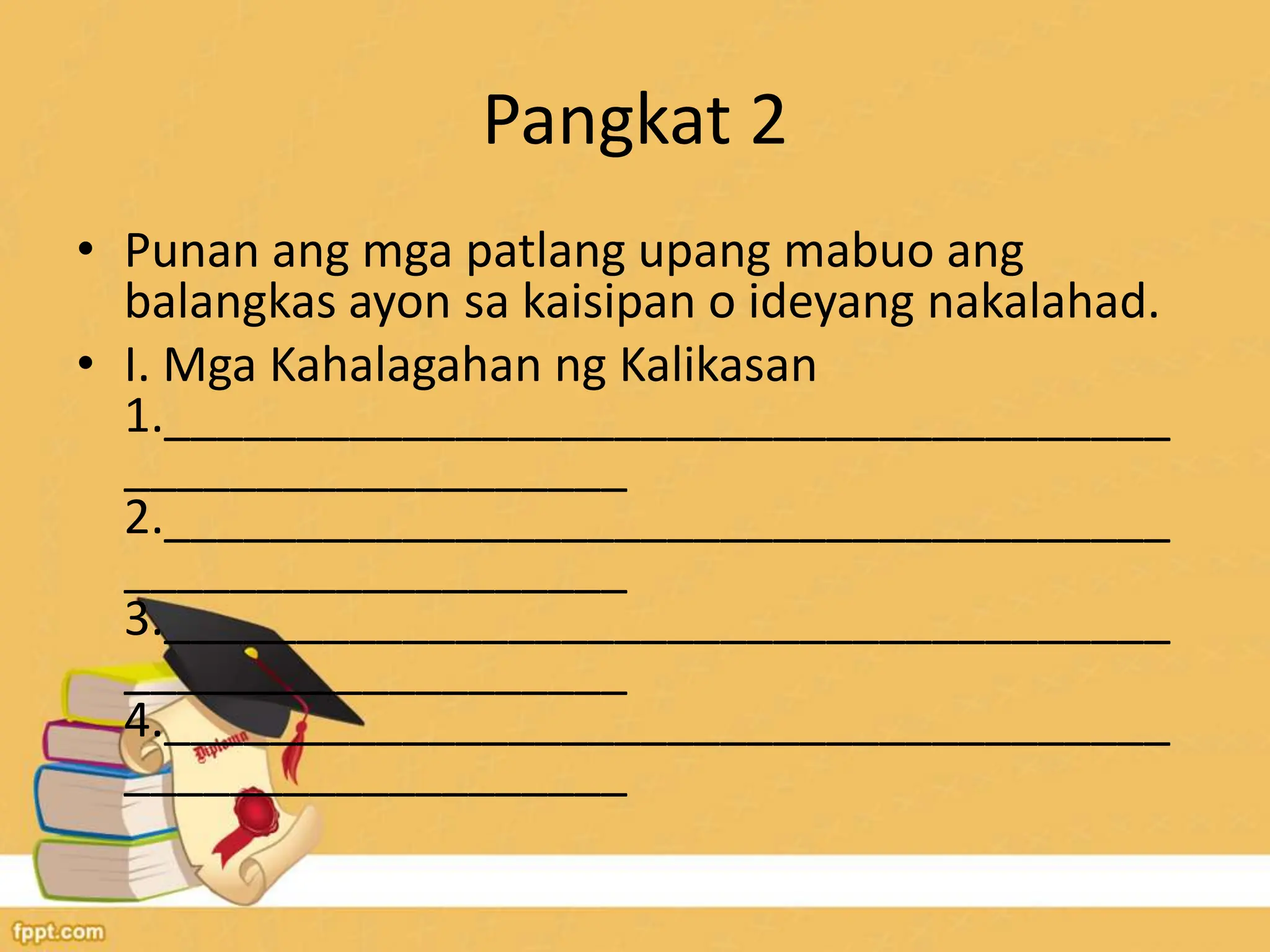 FILIPINO 6 PPT Q3 W1 - Nagagamit Ang Nakalarawang Balangkas Upang ...
