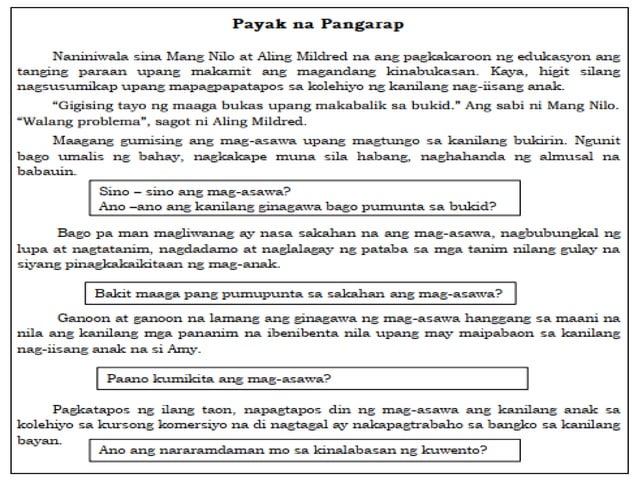 FILIPINO 6 Q1-Week 4.pptx Sining at Panitikan | PPT