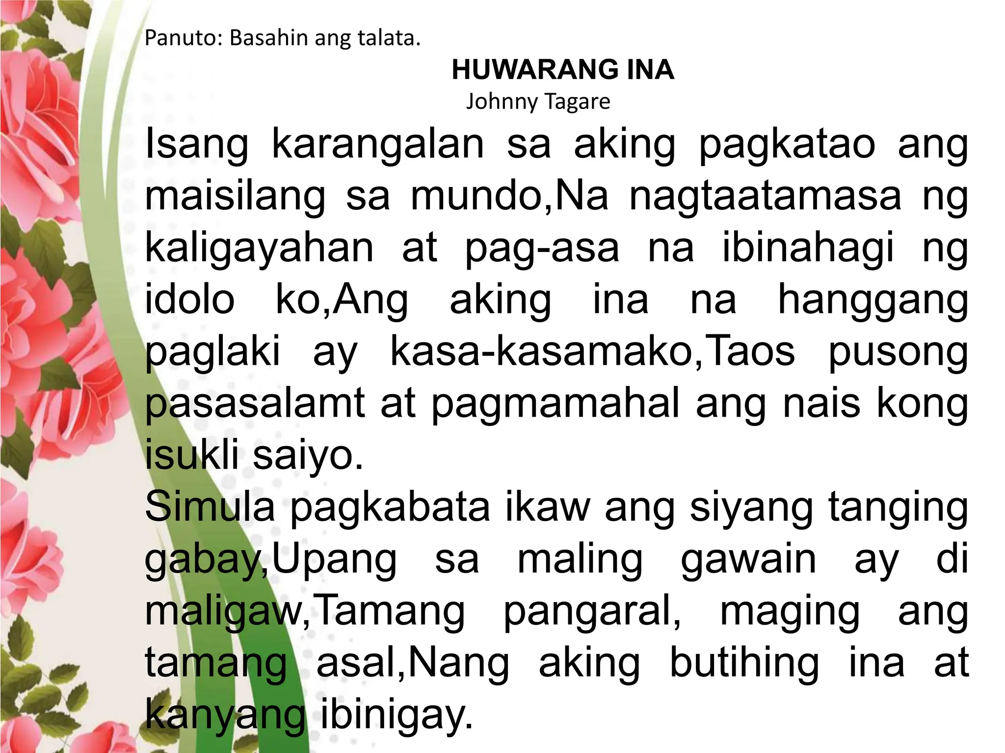 FILIPINO 6 Q1 Nasasagot ang tanong tungkol sa pabula, etc.....pptx