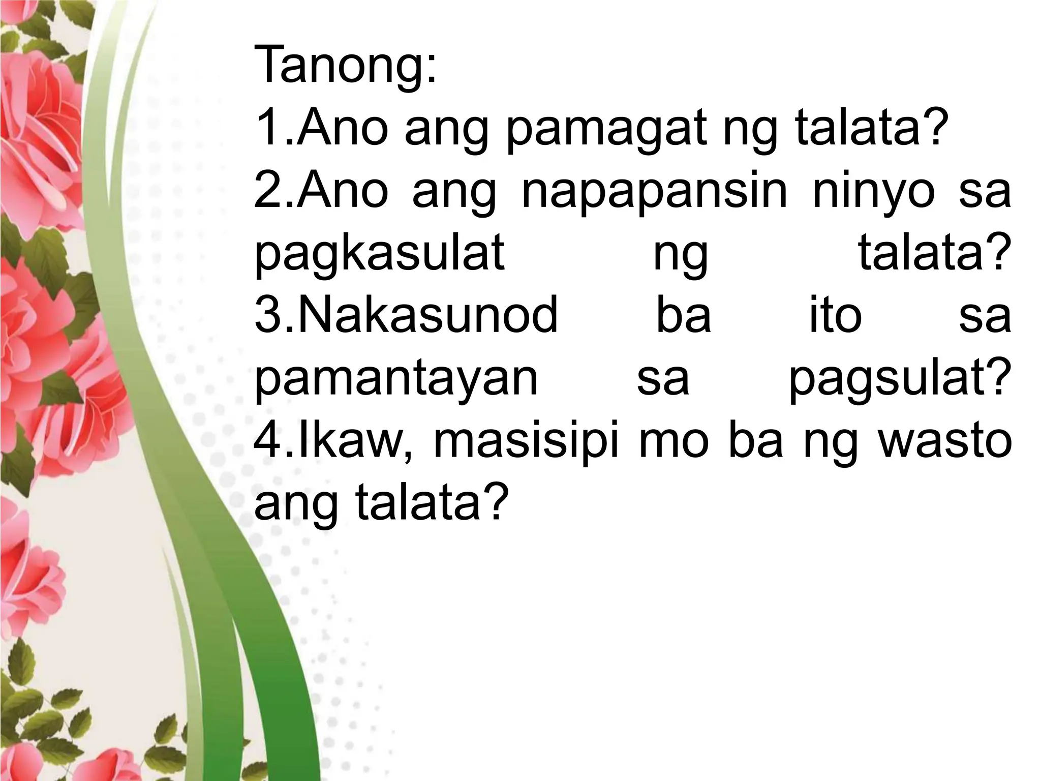 FILIPINO 6 Q1 Nasasagot ang tanong tungkol sa pabula, etc.....pptx