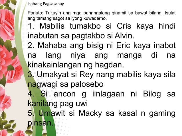 FILIPINO 6 Q1 Nasasagot ang tanong tungkol sa pabula, etc.....pptx