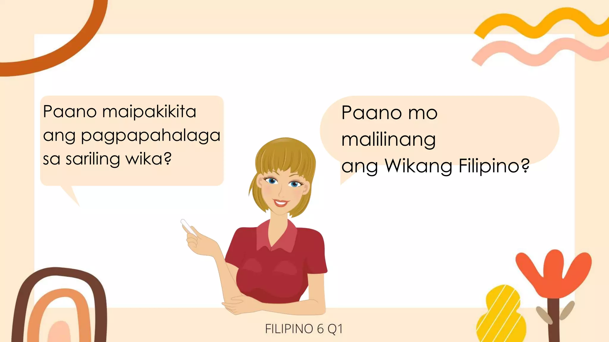 Filipino 6 Q1 Week 1-Pagsagot ng mga Tanong Tungkol sa NapakingganNabasang mga Pabula, Kuwento ...