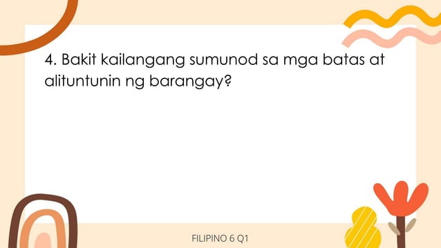 Filipino 6 Q1 Week 1-Pagsagot ng mga Tanong Tungkol sa NapakingganNabasang mga Pabula, Kuwento ...