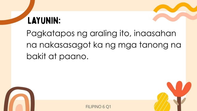 Filipino 6 Q1 Week 1-Pagsagot ng mga Tanong Tungkol sa NapakingganNabasang mga Pabula, Kuwento ...