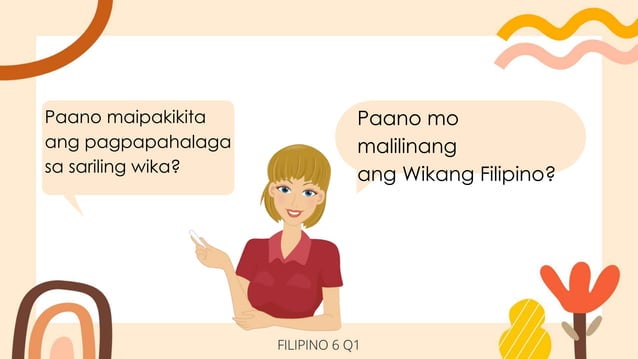 Filipino 6 Q1 Week 1-Pagsagot ng mga Tanong Tungkol sa NapakingganNabasang mga Pabula, Kuwento ...