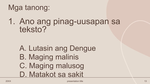 Filipino 6 Quarter 1 Week 1- Pagsagot ng Tanong sa BInasang KWento.pptx