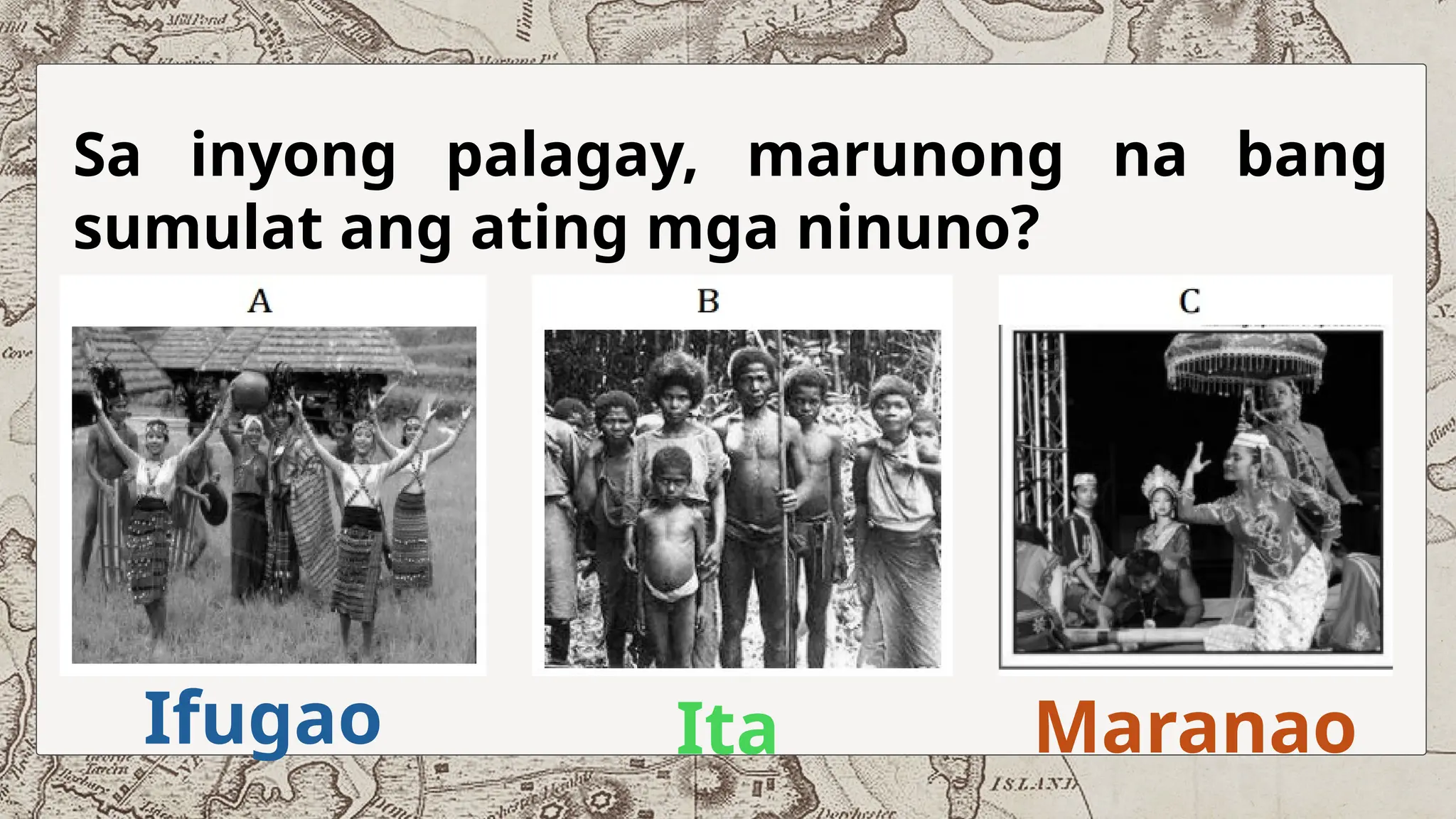 FILIPINO 7 Unang Markahan: Kaligirang Pangkasaysayan sa Panahon ng mga ...