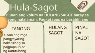 Filipino 7 Q1 WEEK 1 PowerPoint presentation | PPTX