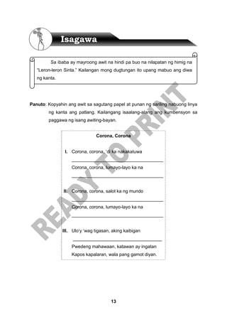 Filipino7_Q2_M6_Kumbensyon sa Pagsulat ng Awitin_v5.pdf