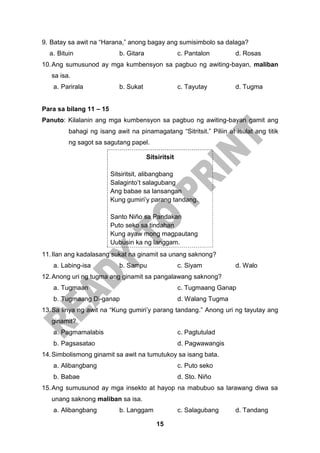 Filipino7_Q2_M6_Kumbensyon sa Pagsulat ng Awitin_v5.pdf