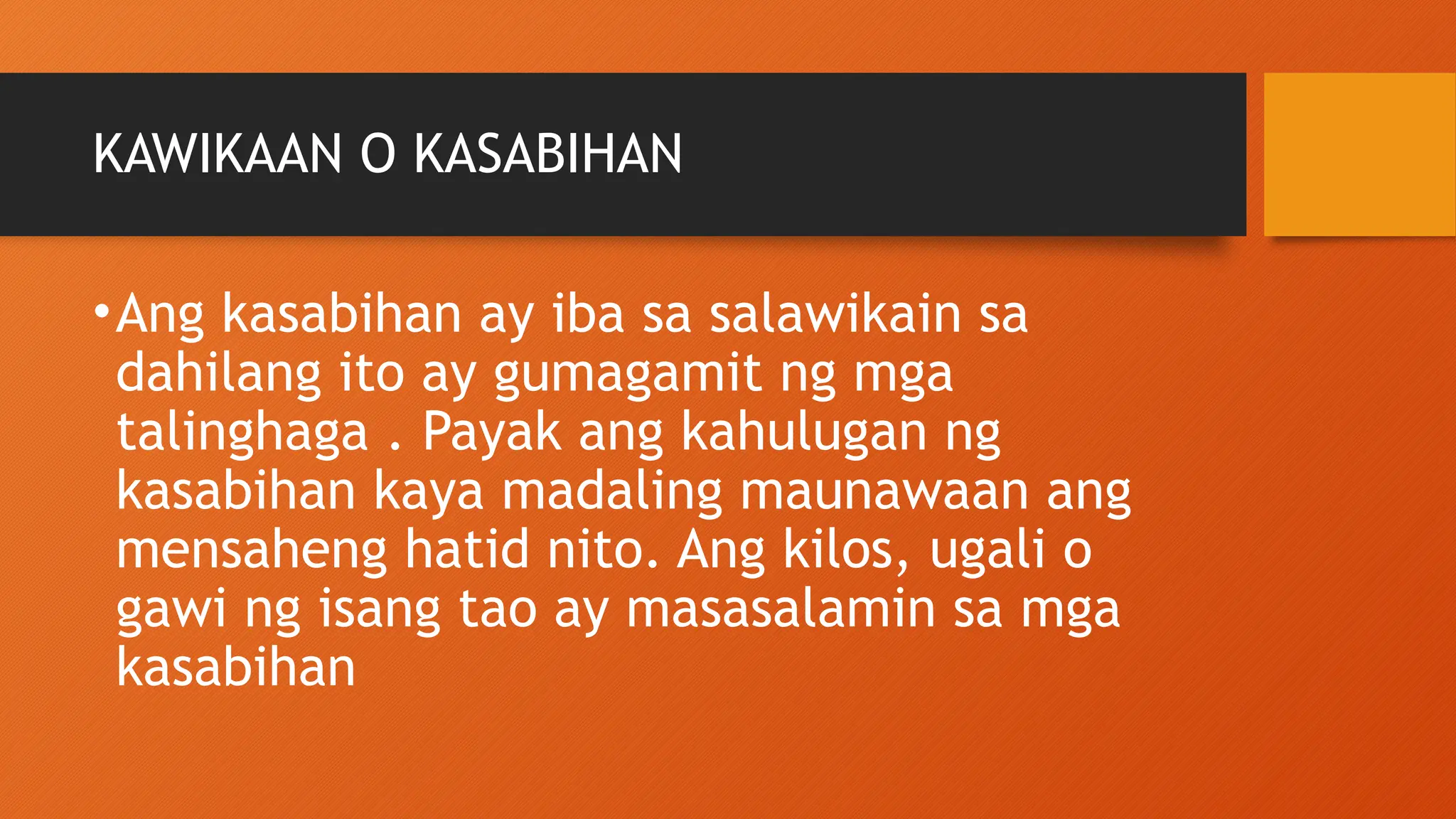 FILIPINO 8-ARALIN 1-Mga Karunungang-Bayan- Bigtong, Salawikain ...