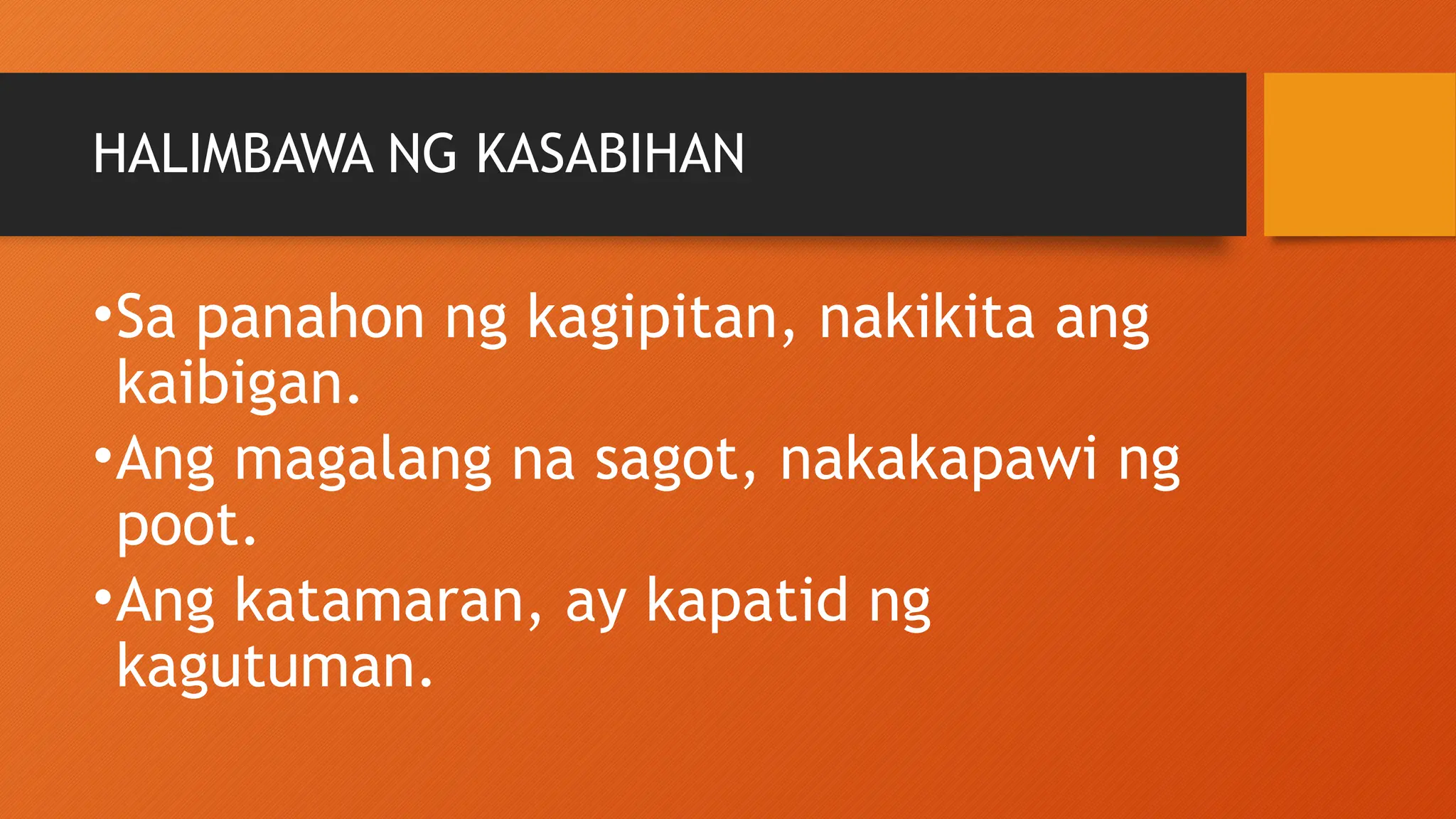 FILIPINO 8-ARALIN 1-Mga Karunungang-Bayan- Bigtong, Salawikain ...