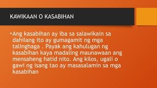 FILIPINO 8-ARALIN 1-Mga Karunungang-Bayan- Bigtong, Salawikain ...