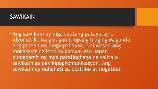 FILIPINO 8-ARALIN 1-Mga Karunungang-Bayan- Bigtong, Salawikain, Sawikain, at Kasabihan | PPTX