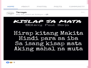 Tanaga at Haiku Filipino 8 MELC based lesson | PPTX