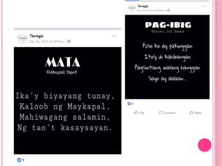 Tanaga at Haiku Filipino 8 MELC based lesson | PPTX
