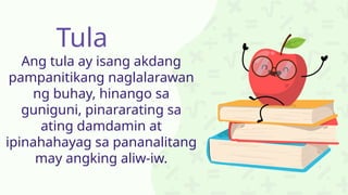 FILIPINO 8 - Depinisyon at Mga Elemnto ng Tula | PPTX