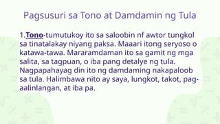 FILIPINO 8 - Depinisyon at Mga Elemnto ng Tula | PPTX