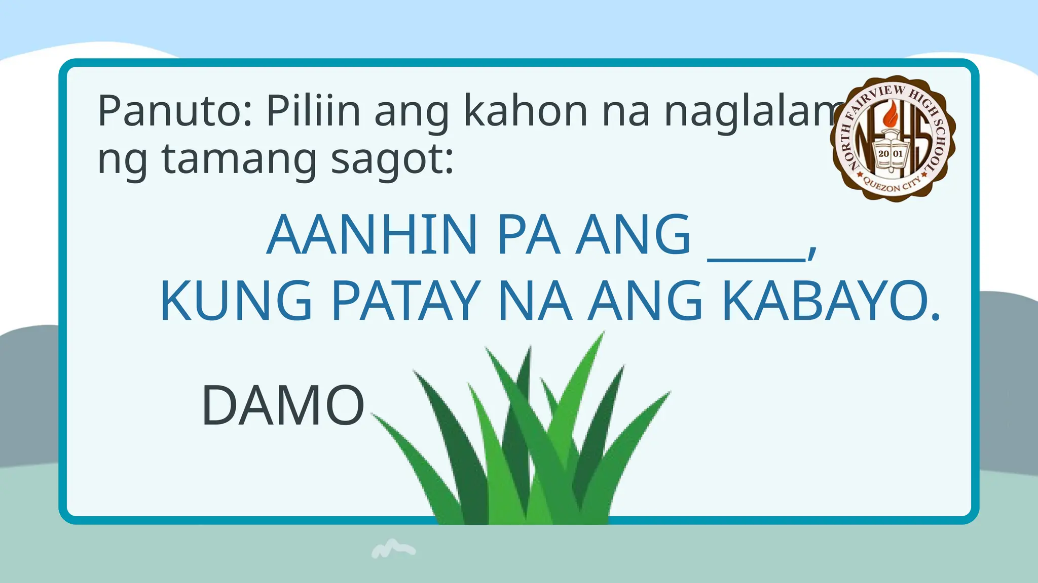 Filipino 8 - Karunungang- Bayan Unang Linggo | PPT