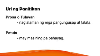 Filipino ikawalong Baitang Module 1 Quarter 1.pptx