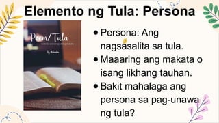 FILIPINO8 Q1 2 (a) Natutukoy ang mahahalagang elemento .pptx