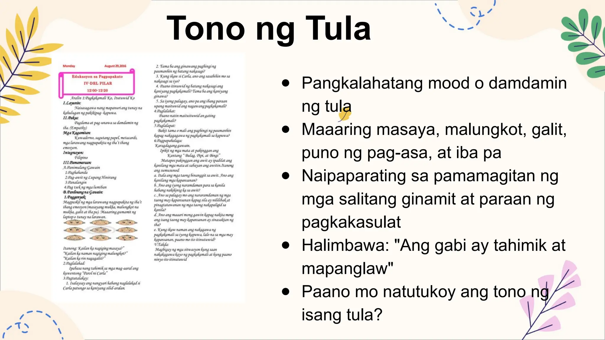 FILIPINO8 Q1 2 (b) Naipaliliwanag ang nakapaloob na pahiwatig.pptx