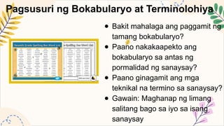 FILIPINO8 Q1 3 (d) Nasusuri ang mga elementong panlingguwistika .pptx