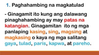 filipino 8 q1 week 2 tungkol sa uri ng Panghahambing.pptx