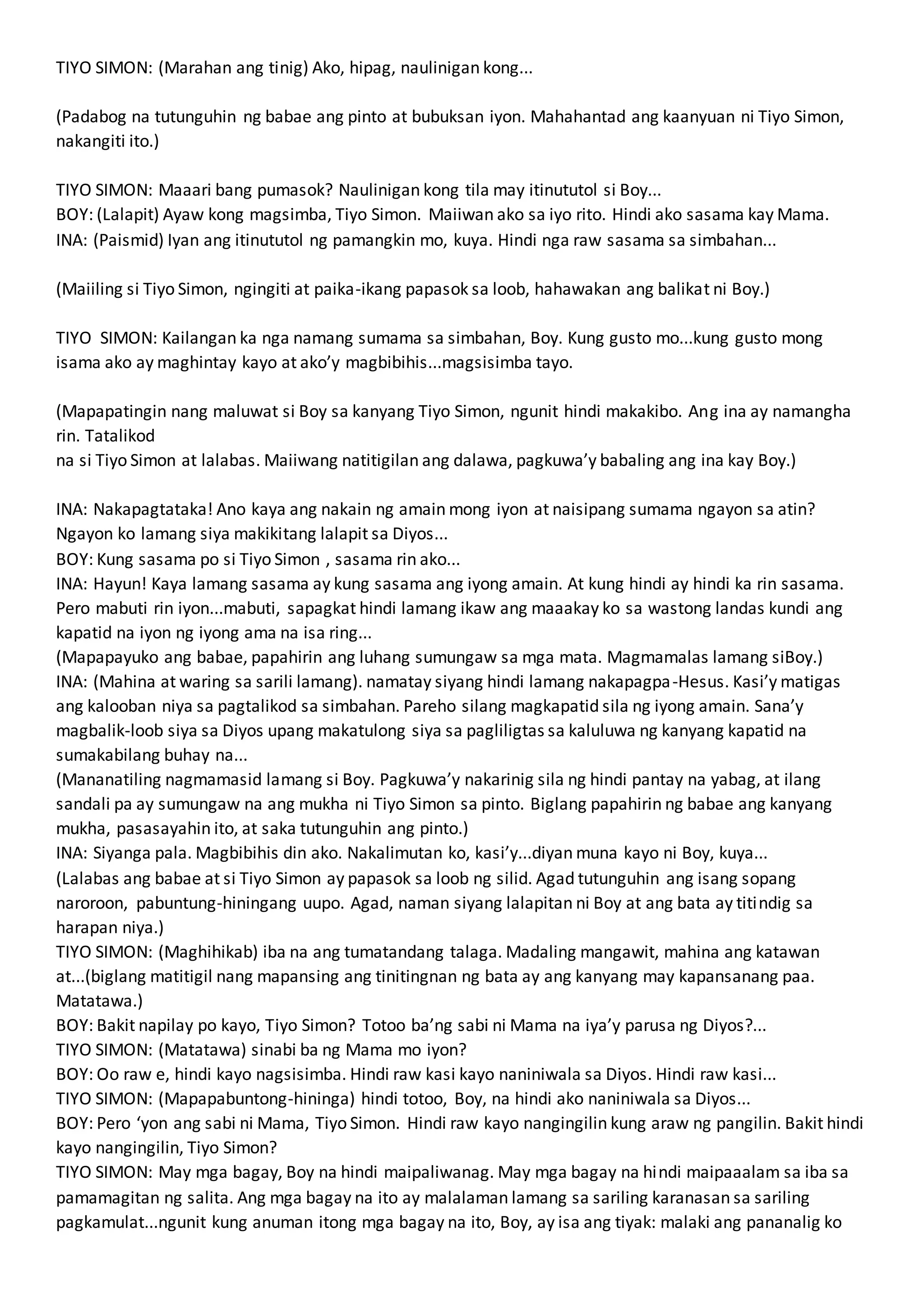 Filipino 9 aralin 6- dula | DOCX