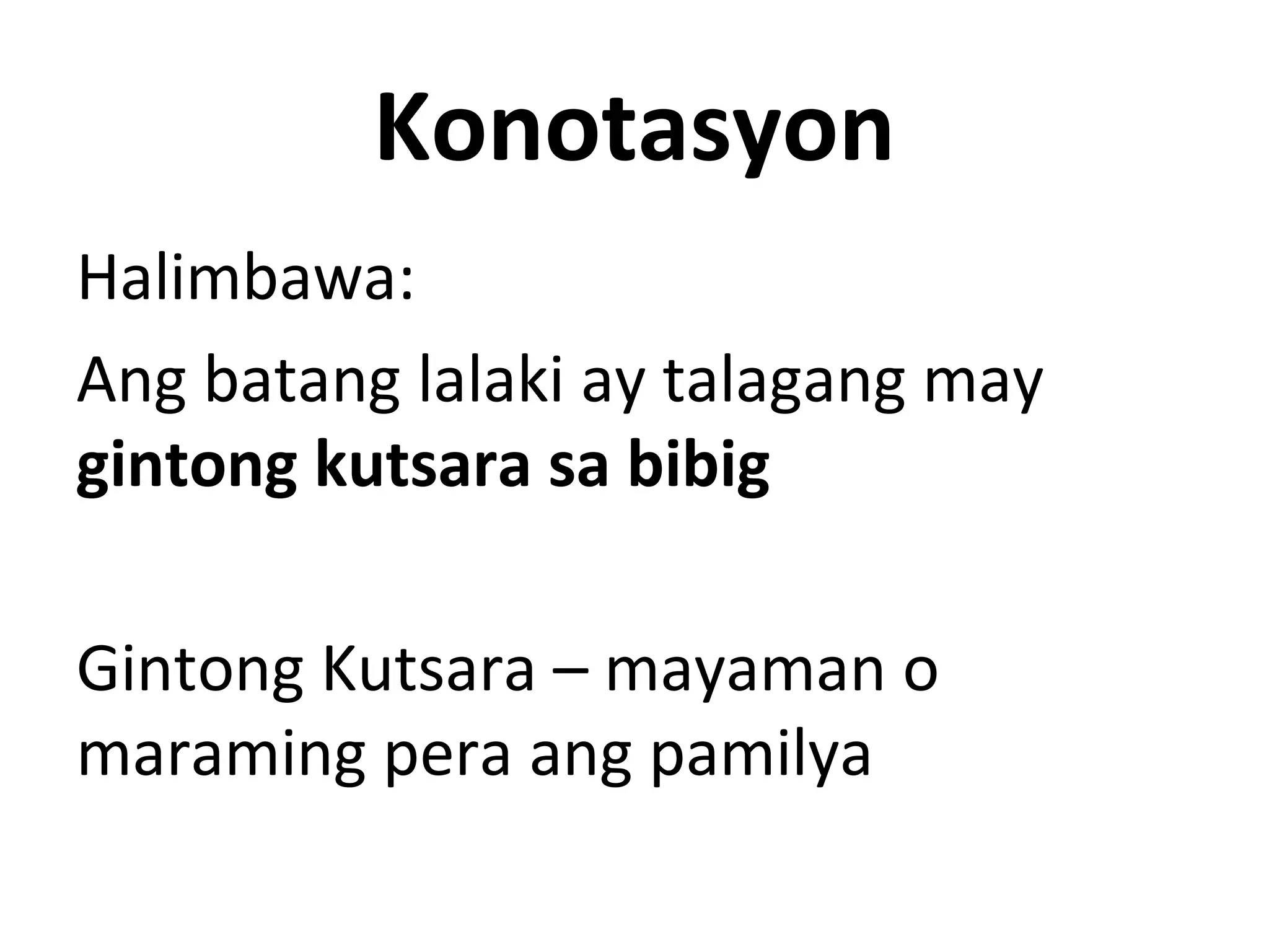 Filipino 9 Konotasyon at Denotasyon | PPT