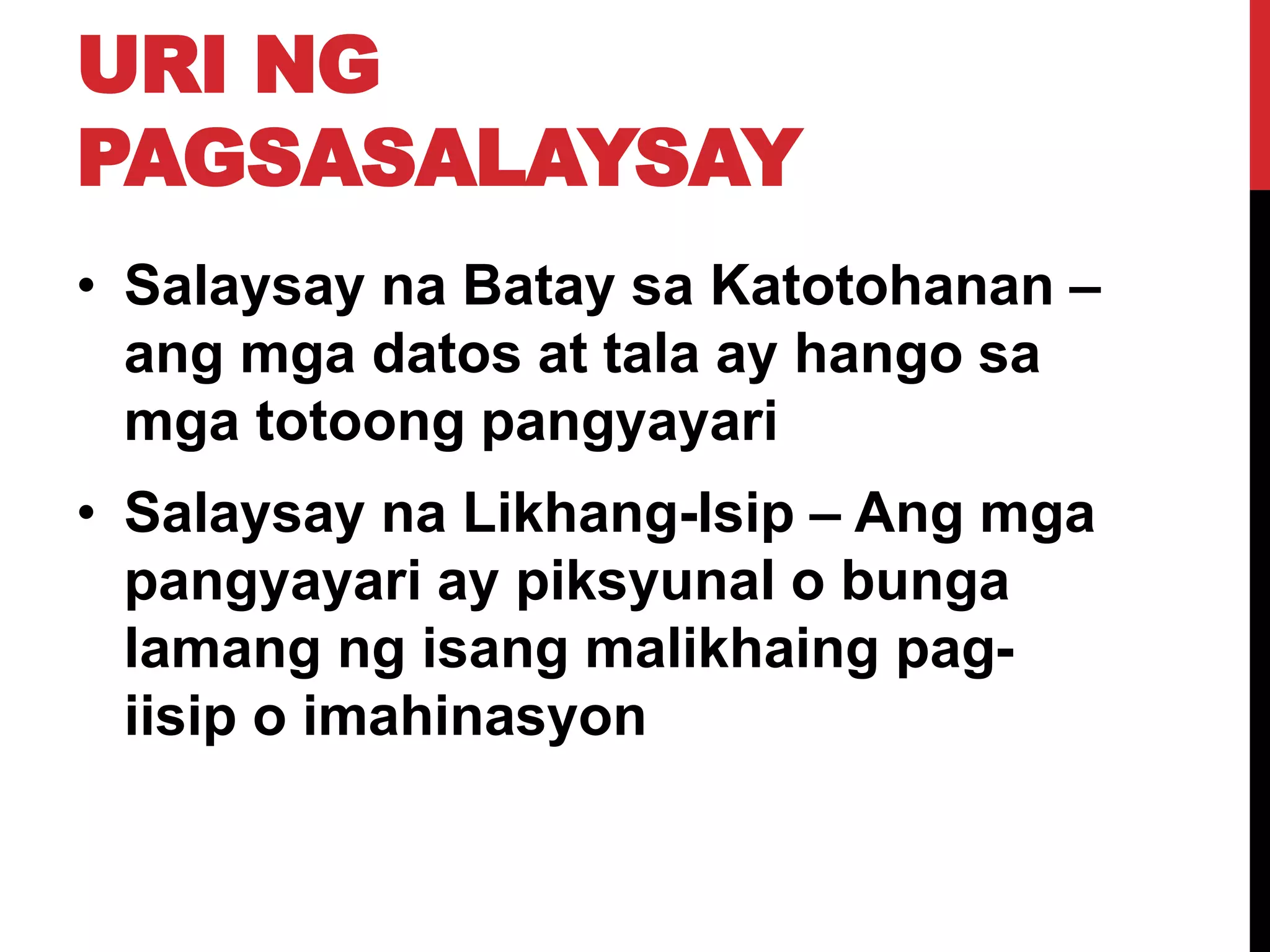 Filipino 9 Pagsasalaysay | PPTX