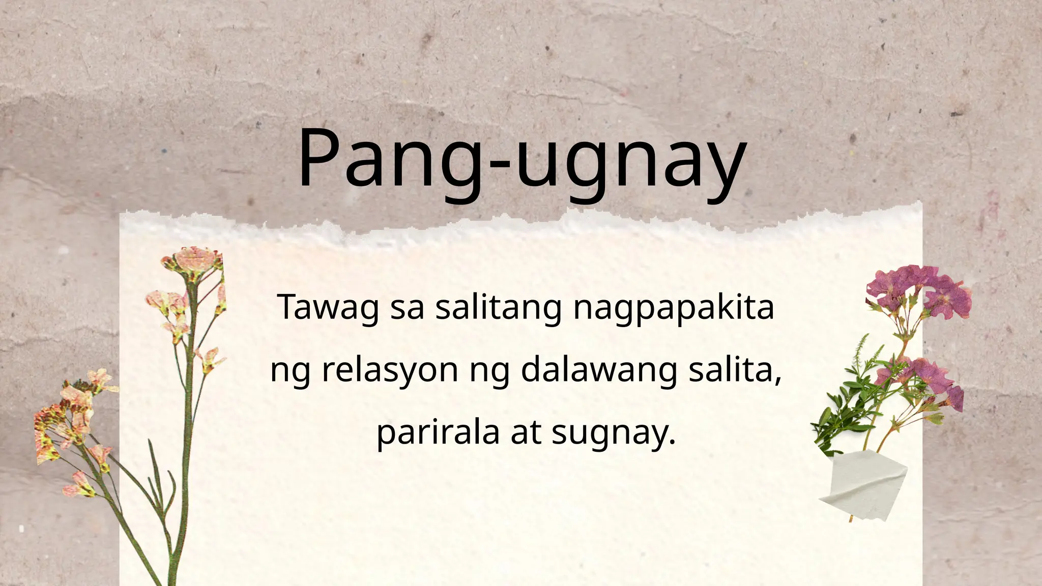 Aralin sa Filipino 9 Ang PANG-UGNAY.pptx