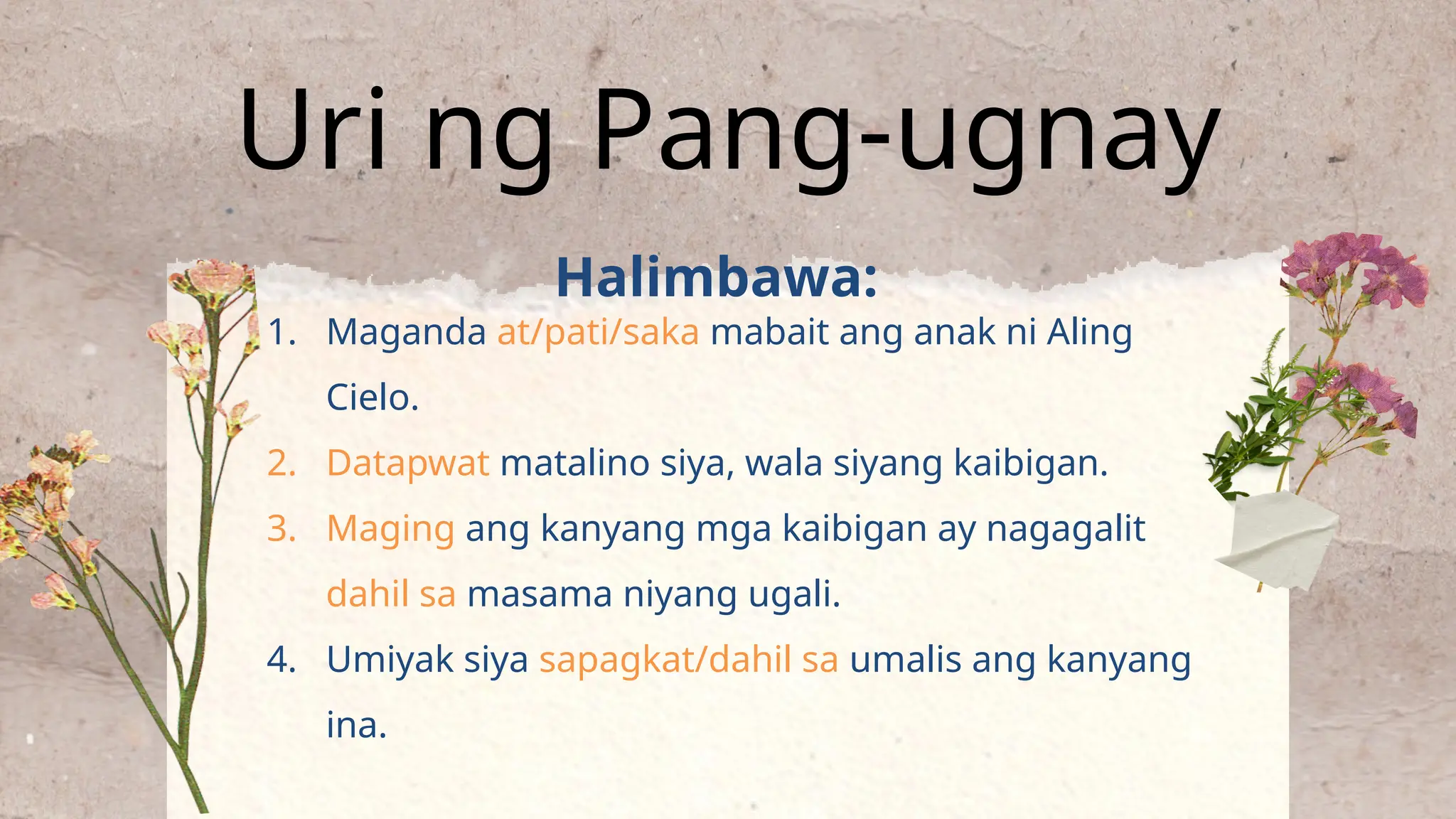 Aralin sa Filipino 9 Ang PANG-UGNAY.pptx