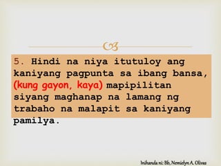 Filipino 9- Pangatnig at Transitional Devices | PPTX