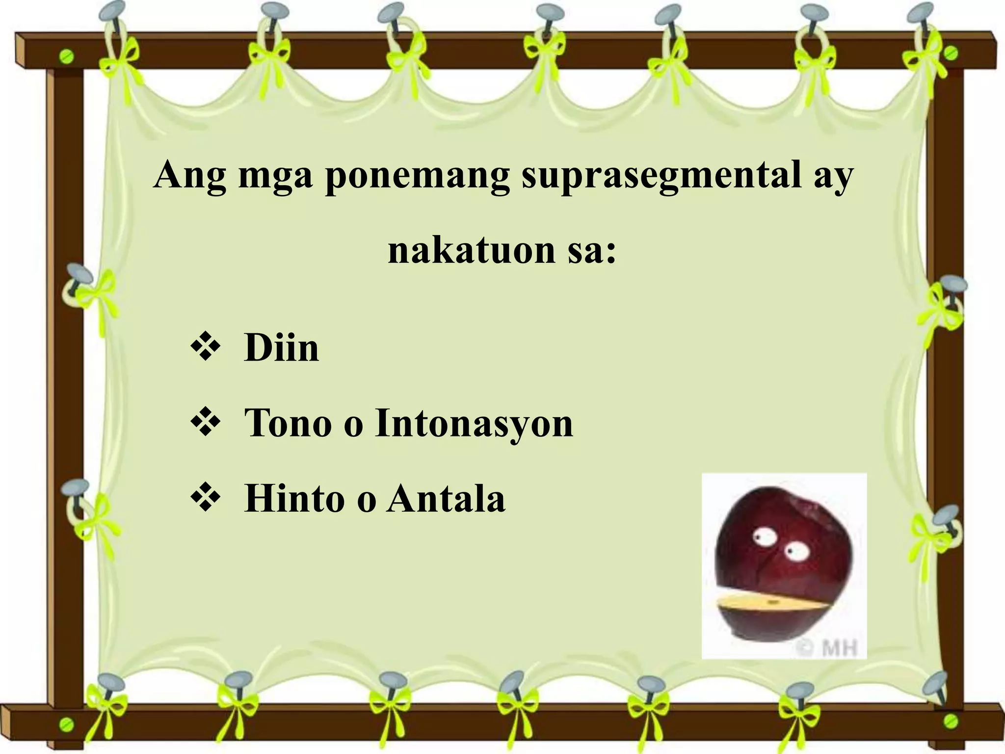 Ponemang suprasegmental | PPTX