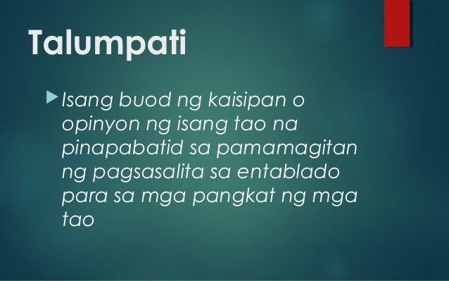 Filipino 9 Talumpati