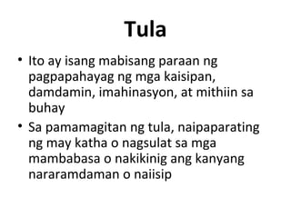 Filipino 9 Tula | PPT