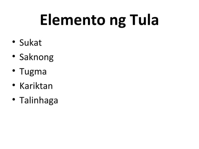 Filipino 9 Tula | PPT